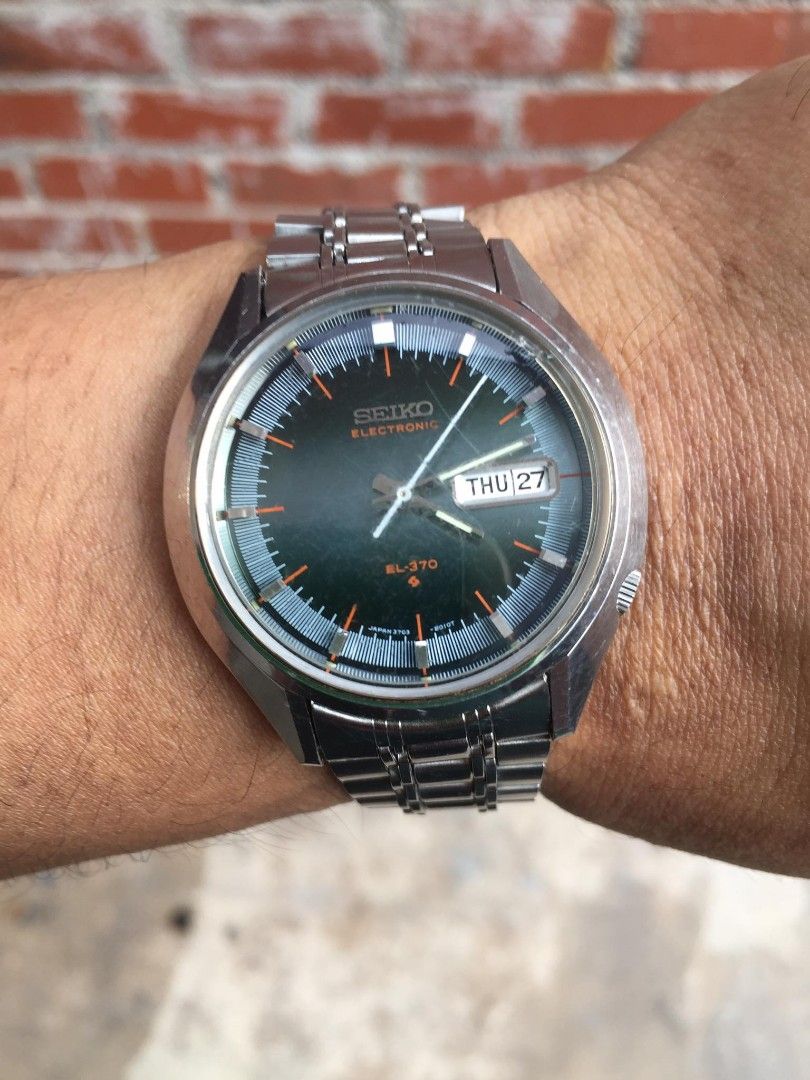 Vintage Seiko EL-370 ELECTRONIC 3703-8010, Men's Fashion, Watches ...