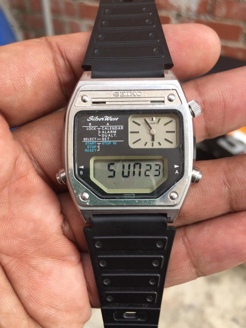 Vintage Seiko SilverWave H239-5040 - Robot Face -, Men's Fashion ...