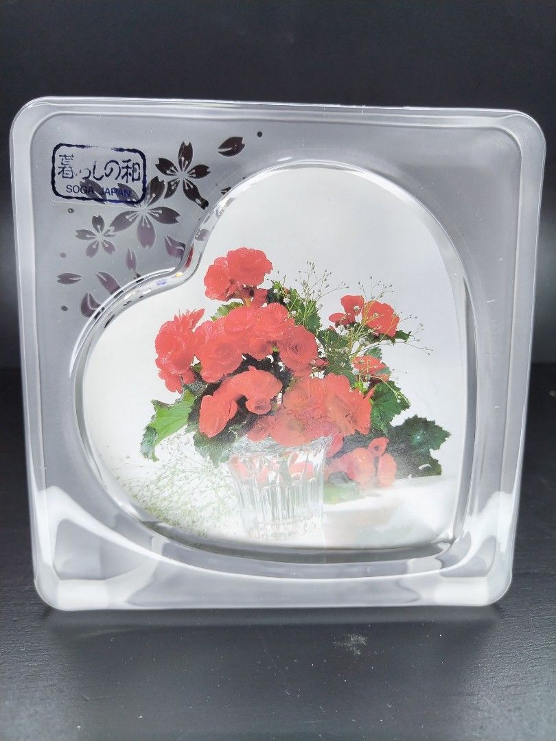 Vintage Soga Crystal glass frame, Furniture & Home Living, Home Decor, Frames & Pictures on ...