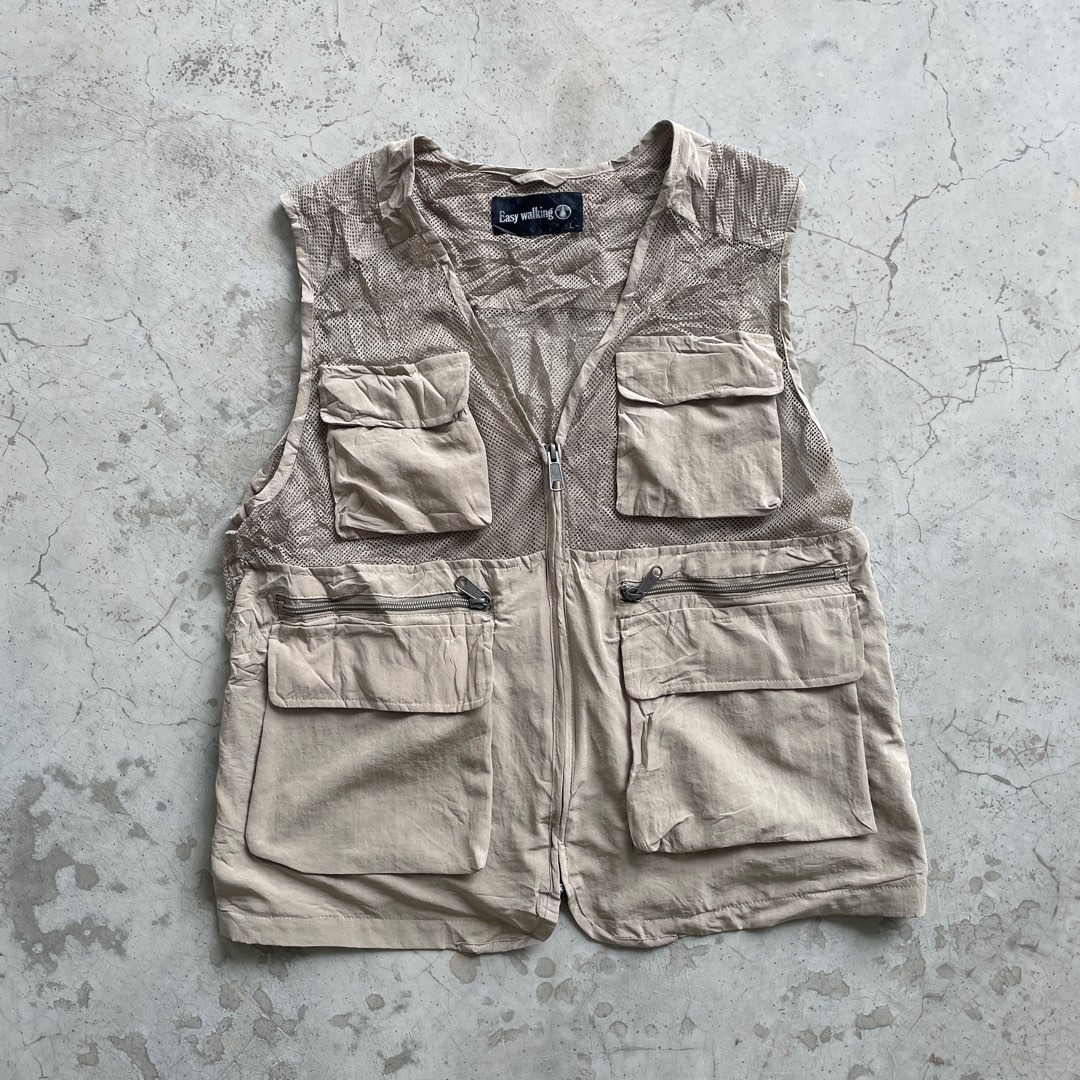 Vintage Tactical Vest, Women's Fashion, Coats, Jackets and Outerwear on ...