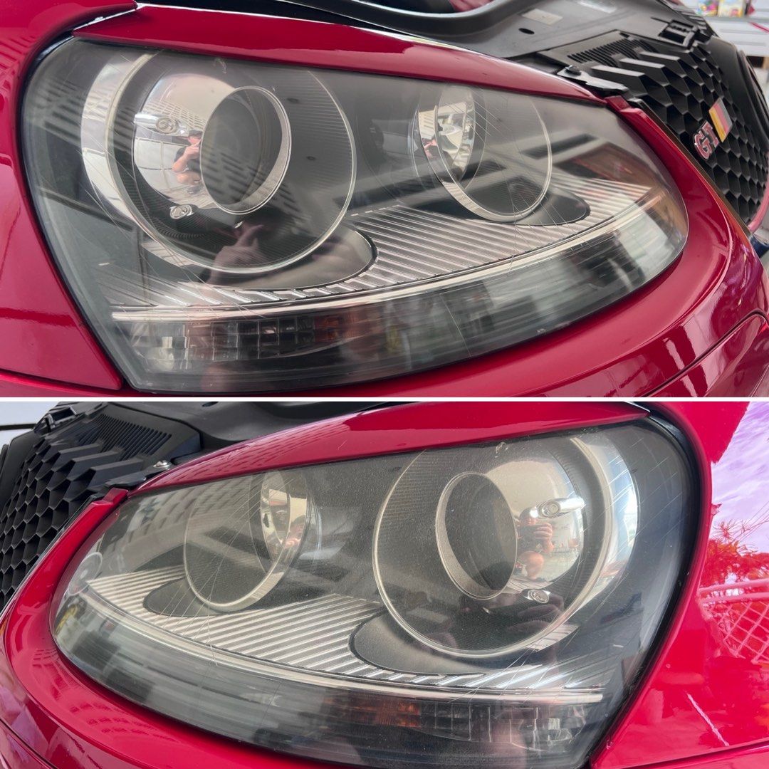 Volkswagen Golf Mk5 GTI Headlight Restoration Polish, Car Accessories ...