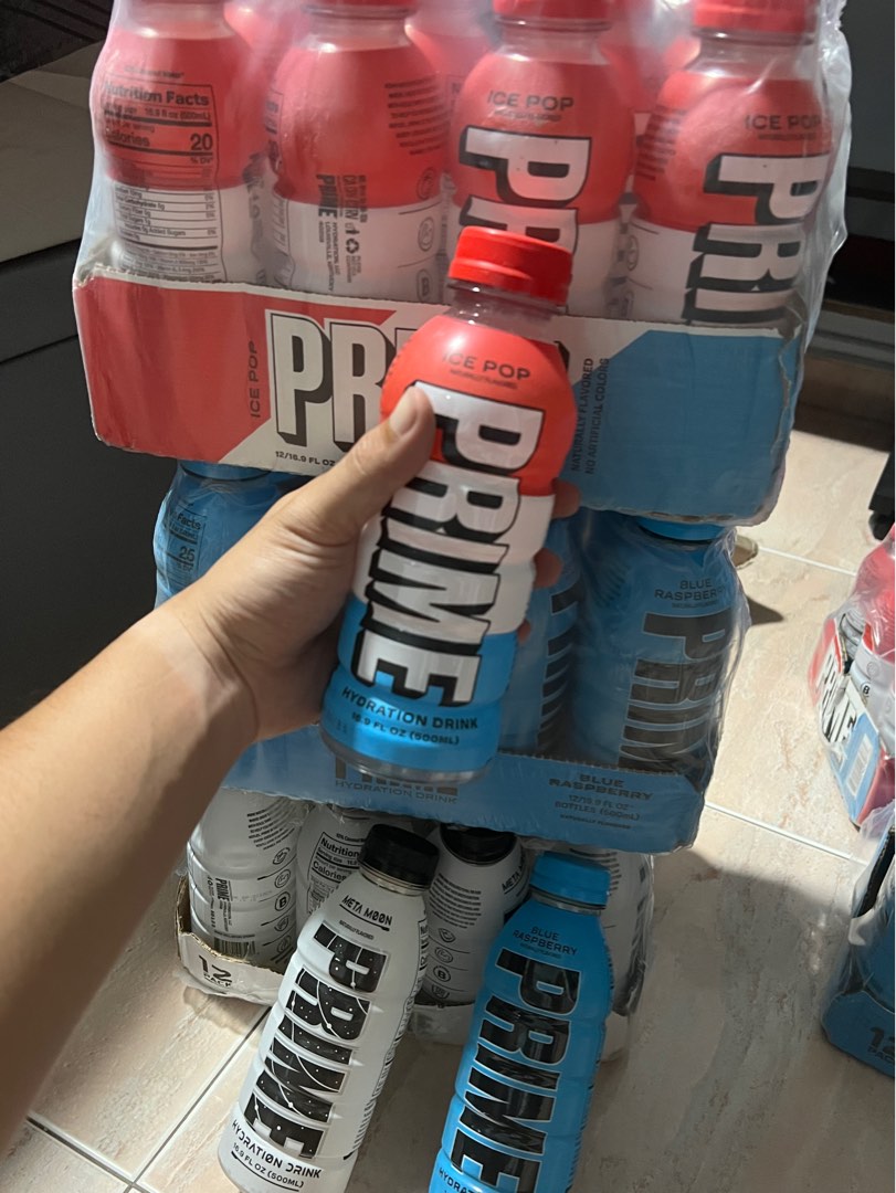 FREE DELIVERY PRIME BLUE RASP, ICE POP, METAMOON, Food & Drinks ...