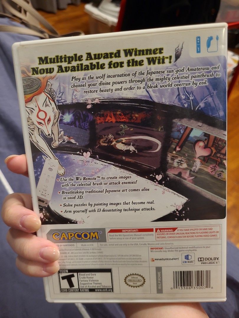 Wii Okami, Video Gaming, Video Games, Nintendo on Carousell