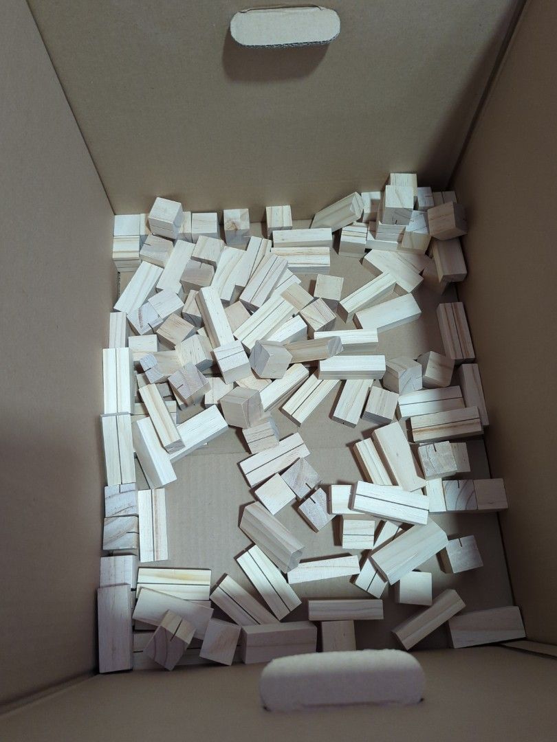 ~100pcs wooden display stands / blocks, Furniture & Home Living, Home ...