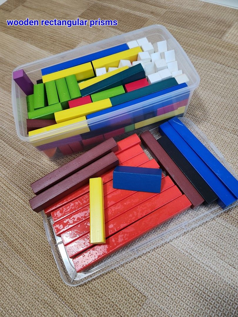 Wooden rectangular prisms / blocks, Hobbies & Toys, Toys & Games on ...