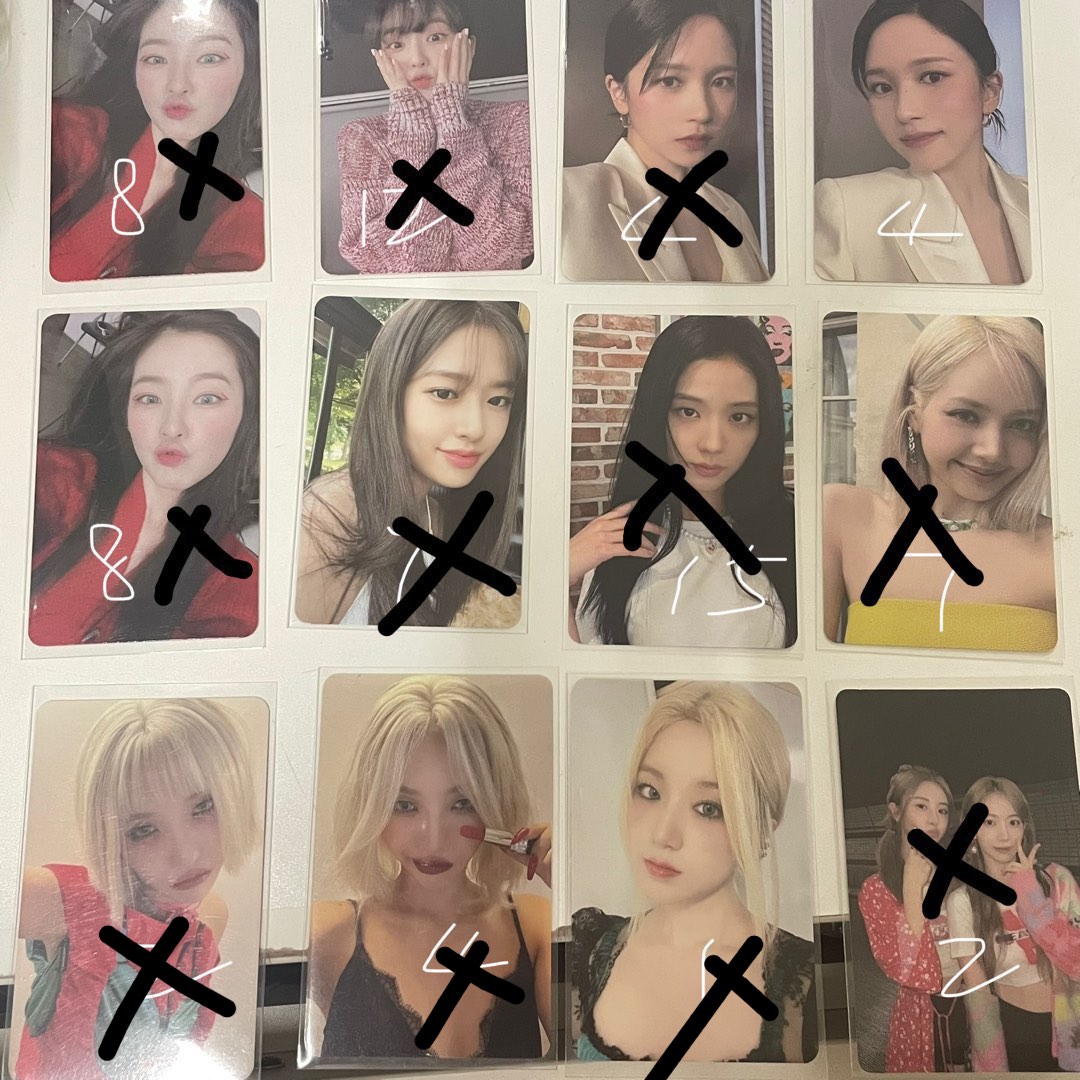 WTS redvelvet Irene/ twice Mina/ ive / blackpink Jisoo/ blackpink Lisa ...