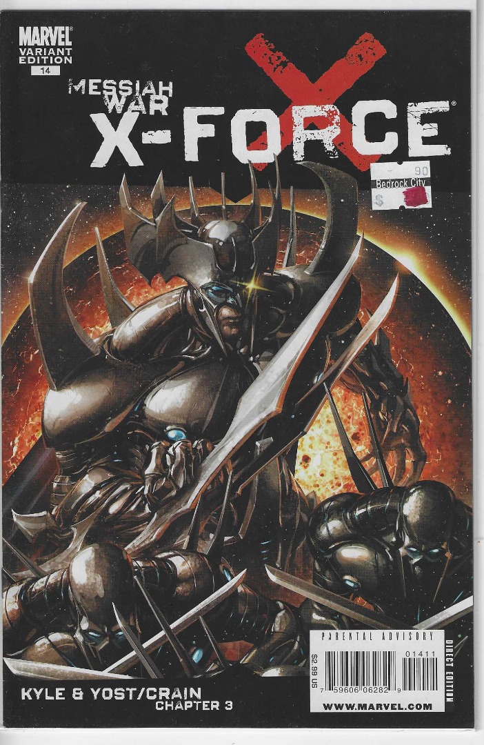 X-Force # 14 - Messiah Complex (Clayton Crane Variant), Hobbies & Toys, Books & Magazines ...