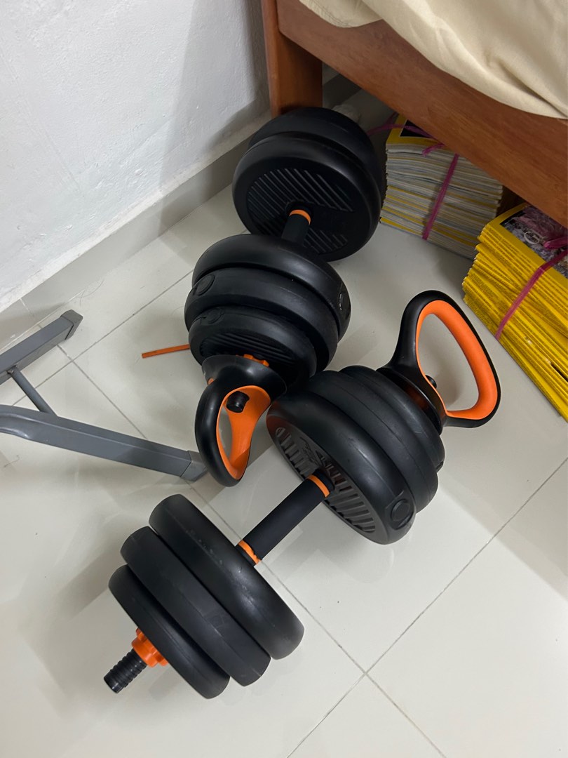 Xiaomi FED Dumbbell set 40kg, Sports Equipment, Exercise & Fitness ...