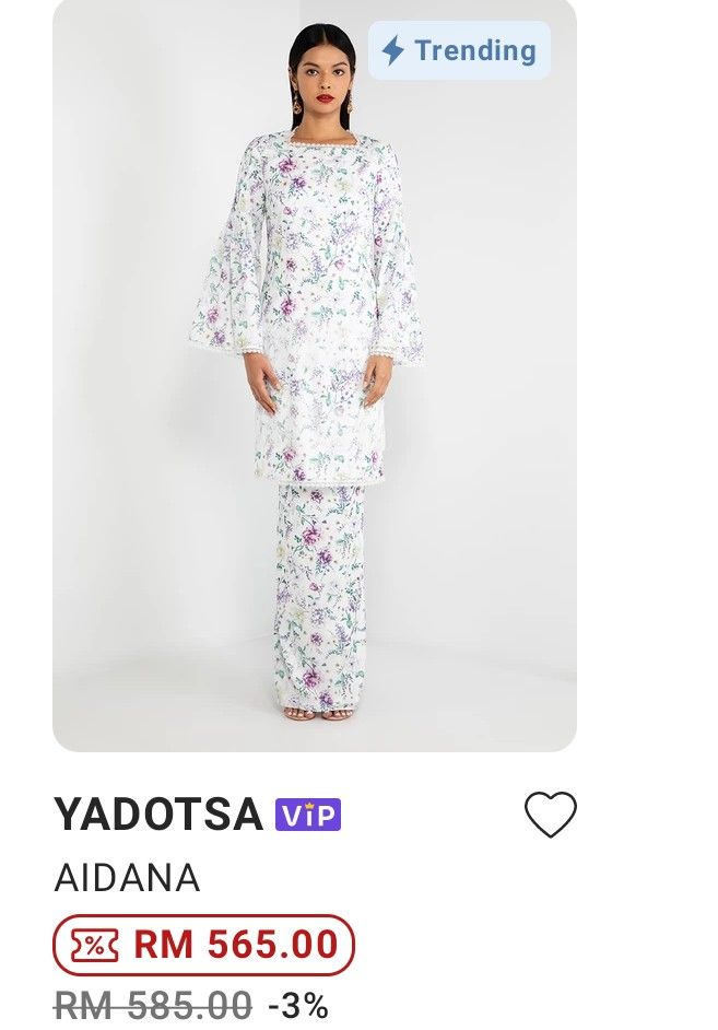 Yadotsa 2023 Kurung (RENT), Women's Fashion, Muslimah Fashion, Baju ...