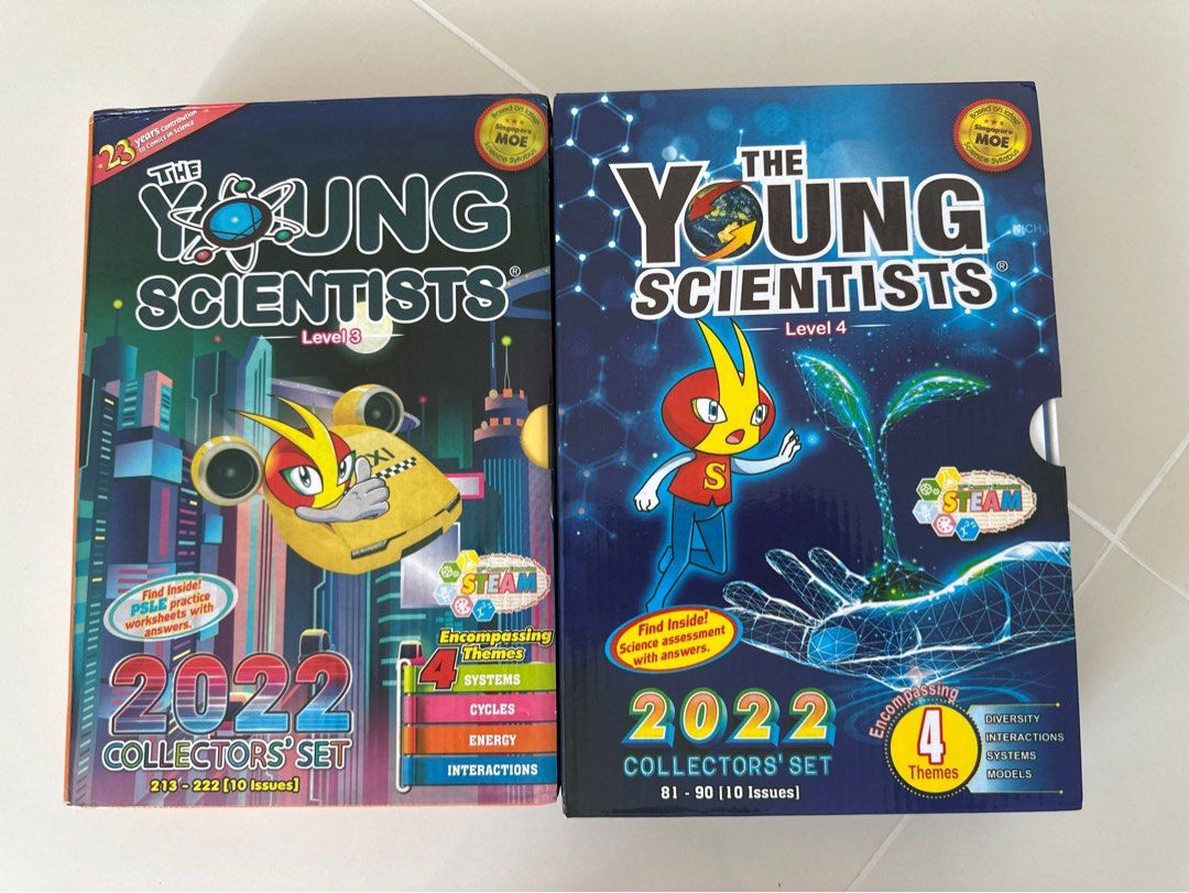 Young scientist 2022 level 3 and 4, Hobbies & Toys, Books & Magazines, Comics & Manga on Carousell