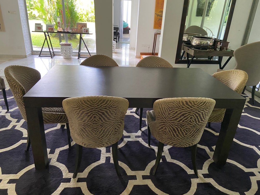 Zanotta Canaletto dining table - extendable, Furniture & Home Living ...