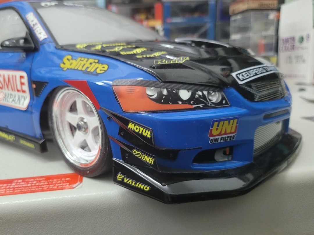 1/10 Evo 9 bodyshell with voltex kit, Hobbies & Toys, Toys & Games on ...