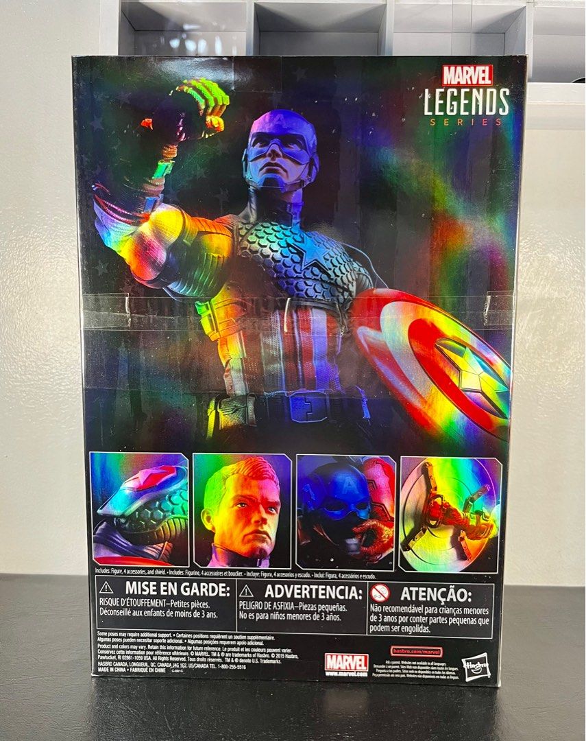 12” inch Captain America Action Figure Marvel Legends Series, Hobbies ...