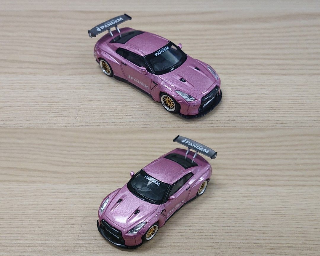 1:64 Mini GT LIBERTY WALK LB Works Nissan GT-R (R35) Light blue ...