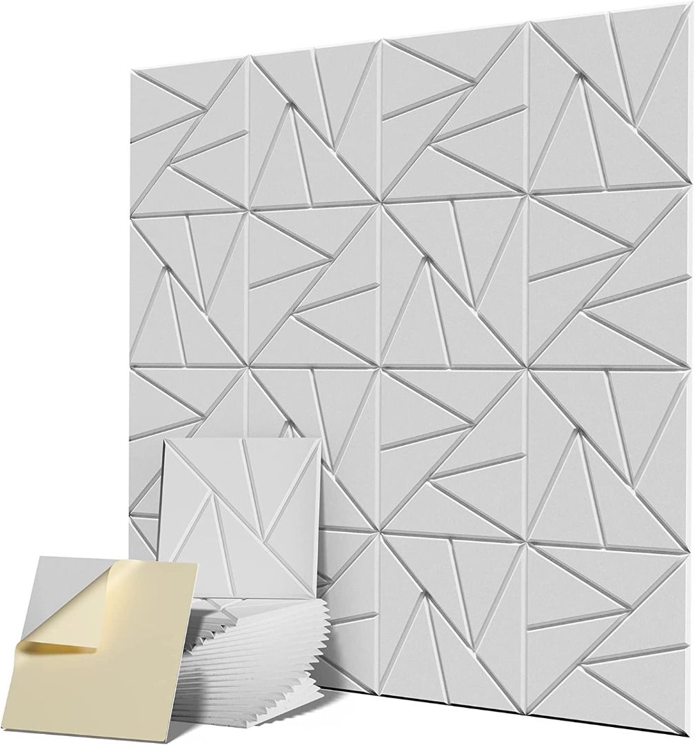 18 pack Acoustic Panels With Self-Adhesive, 12"X 12"X 0.4"Sound Proof ...