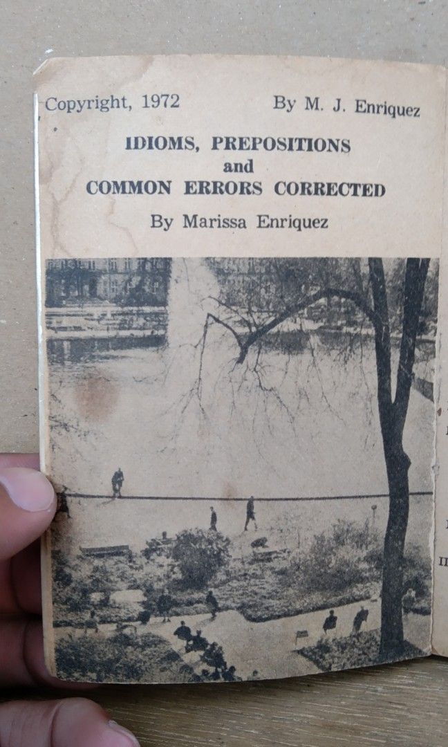 1972 preposition and common error/pocketbook, Hobbies & Toys ...