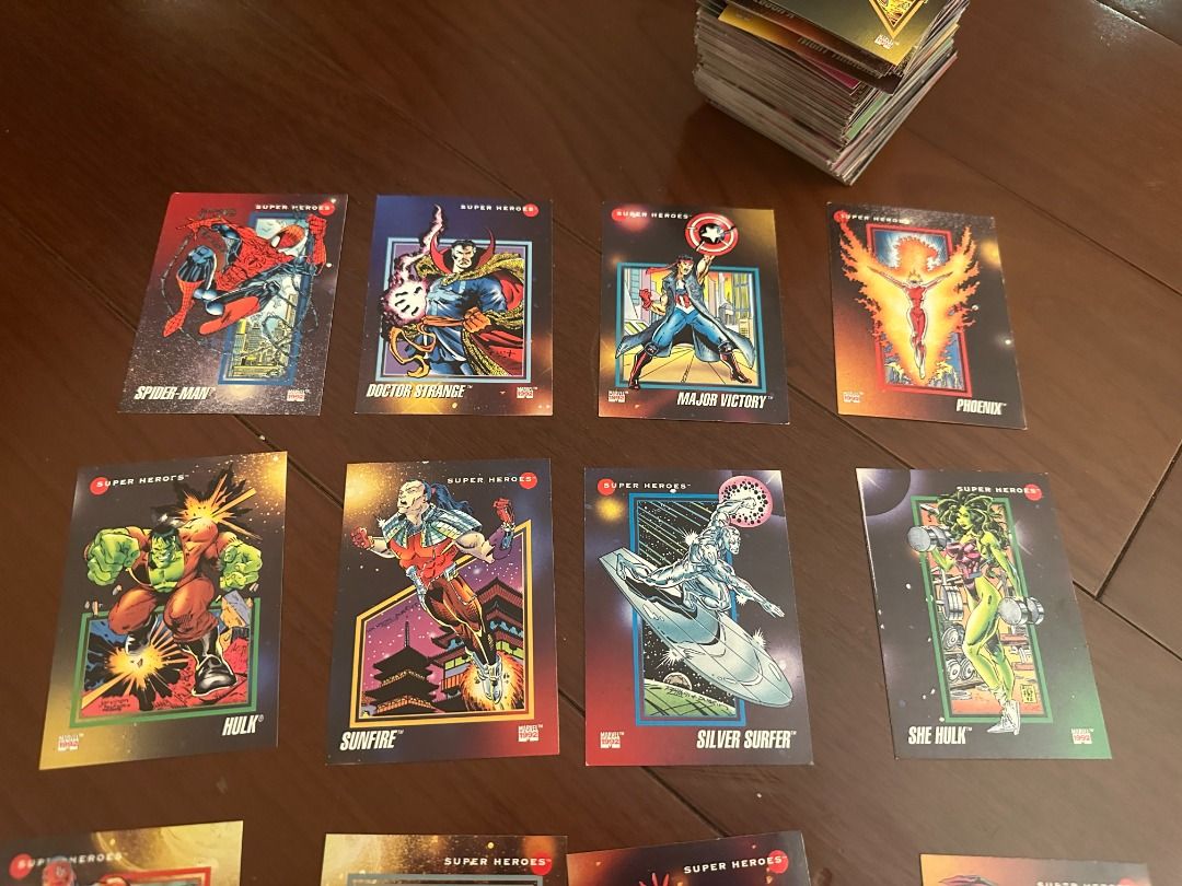 VINTAGE 1992 Marvel Universe Series 3 Cards (189 cards - 95% complete ...