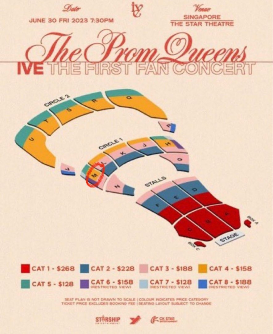 2x CAT4 IVE Prom Queens The First Fan Concert Tickets UGRENT, Tickets ...