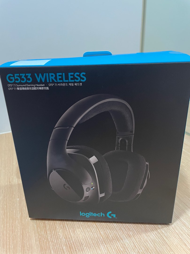二手 羅技 Logitech G533 7.1 環繞音效遊戲耳麥, 耳機及錄音音訊設備, 耳機在旋轉拍賣