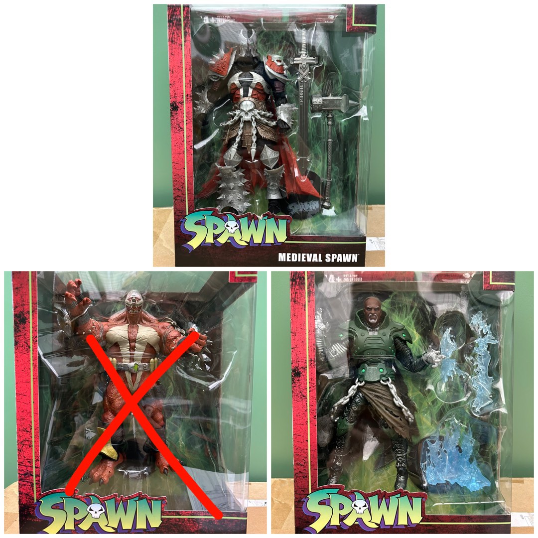 (價錢見內文) Mcfarlane Spawn Medieval Spawn Sinn Monolith, 興趣及遊戲, 玩具 & 遊戲類 - Carousell