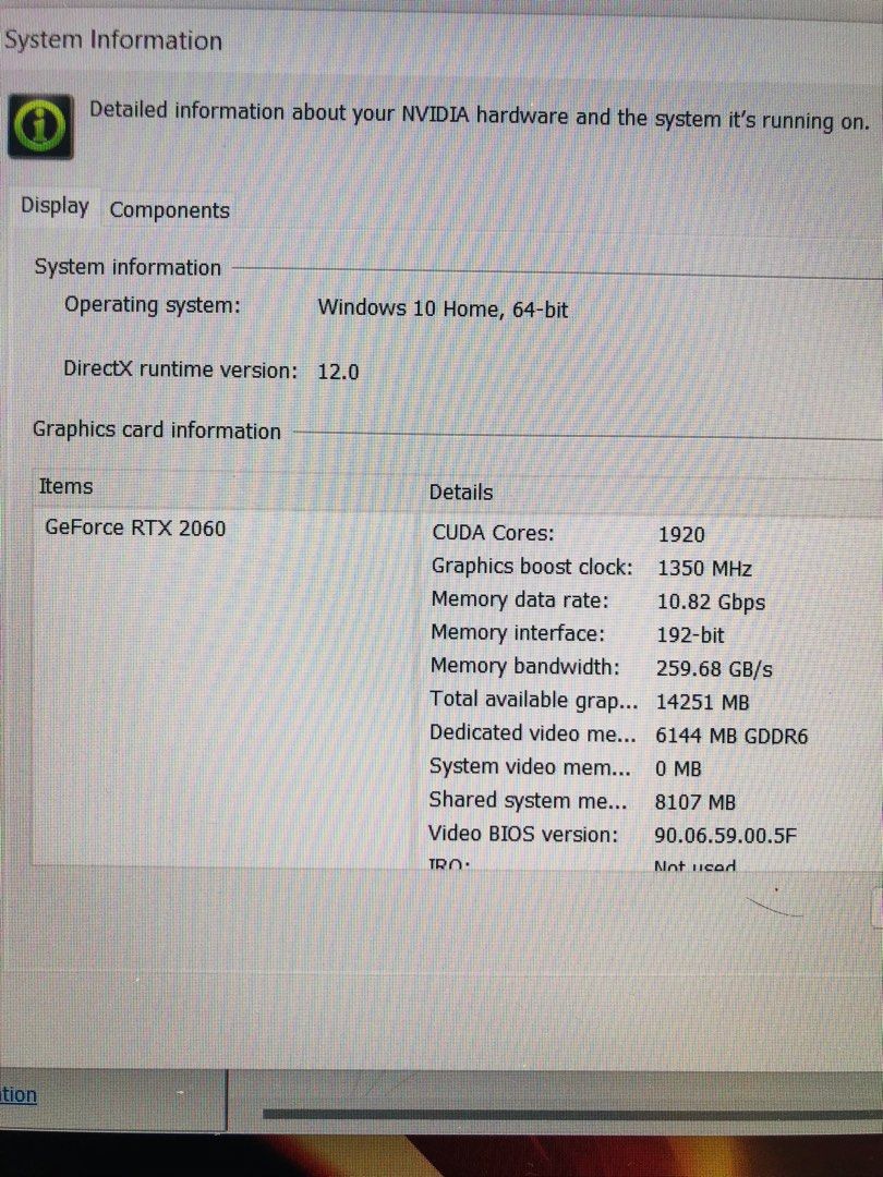 Acer Predator Helios 300 i7-10750H RTX2060 6gb, Acer warranty until Aug ...
