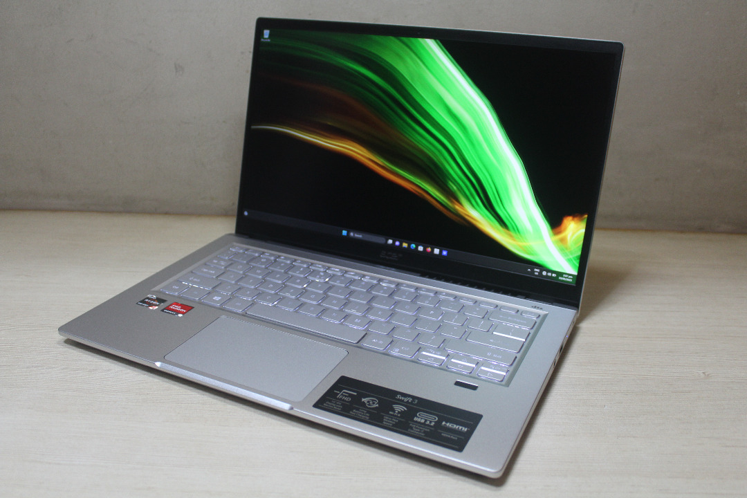 Acer swift 3 Ryzen 5 5500u Ram 8gb ssd 512gb backlit key, Computers ...