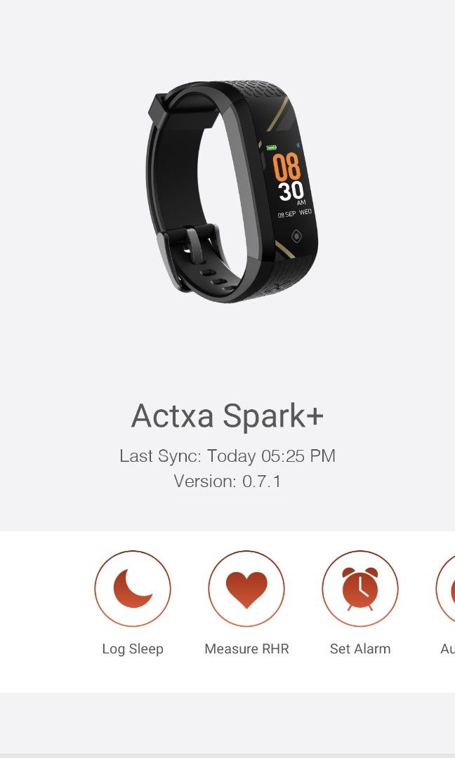 Actxa spark+ fitness tracker, Mobile Phones & Gadgets, Wearables & Smart Watches on Carousell