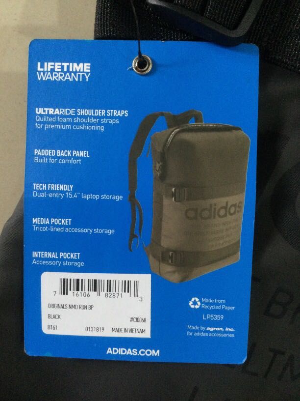 Adidas Brand New NMD Backpack, Men's Fashion, Bags, Backpacks on Carousell