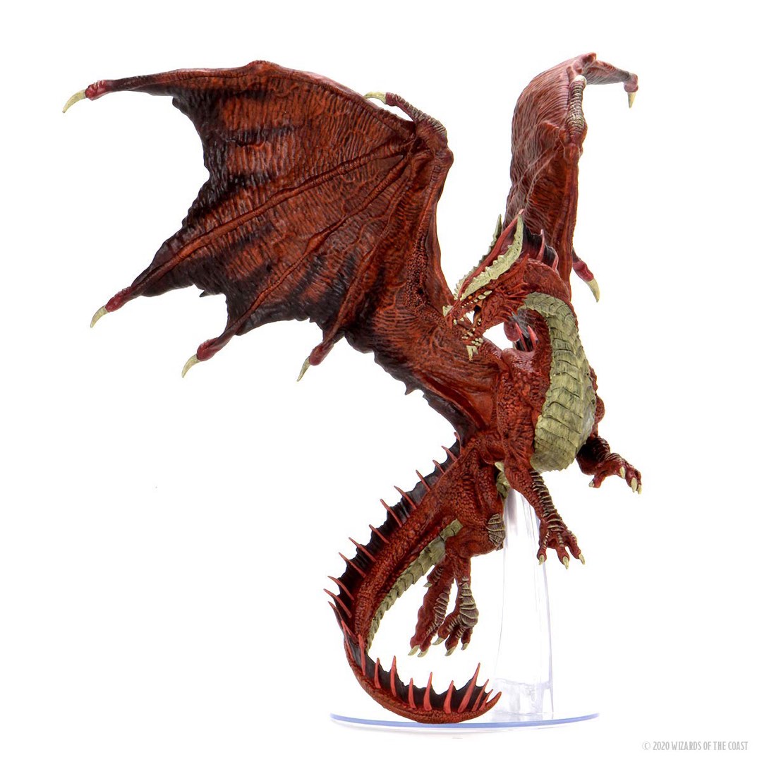 Adult Red Dragon D&D Miniature, Hobbies & Toys, Toys & Games on Carousell