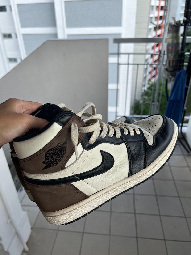 Air Jordan 1 High Mocha, Men's Fashion, Footwear, Sneakers on Carousell