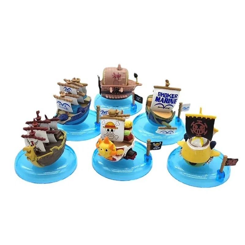 Anime One Piece Grand Line Thousand Sunny Polar Tang Red Force Pirate ...