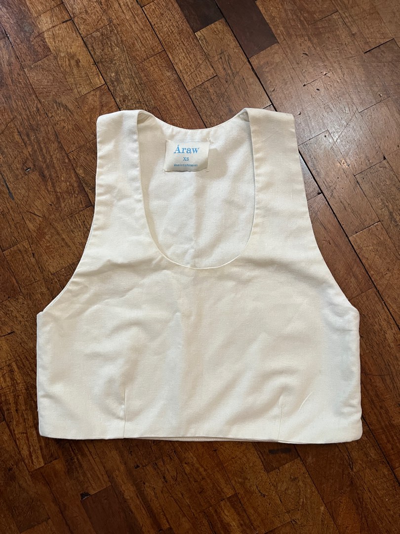 REPRICED RARE araw the line melfi linen top buko on Carousell