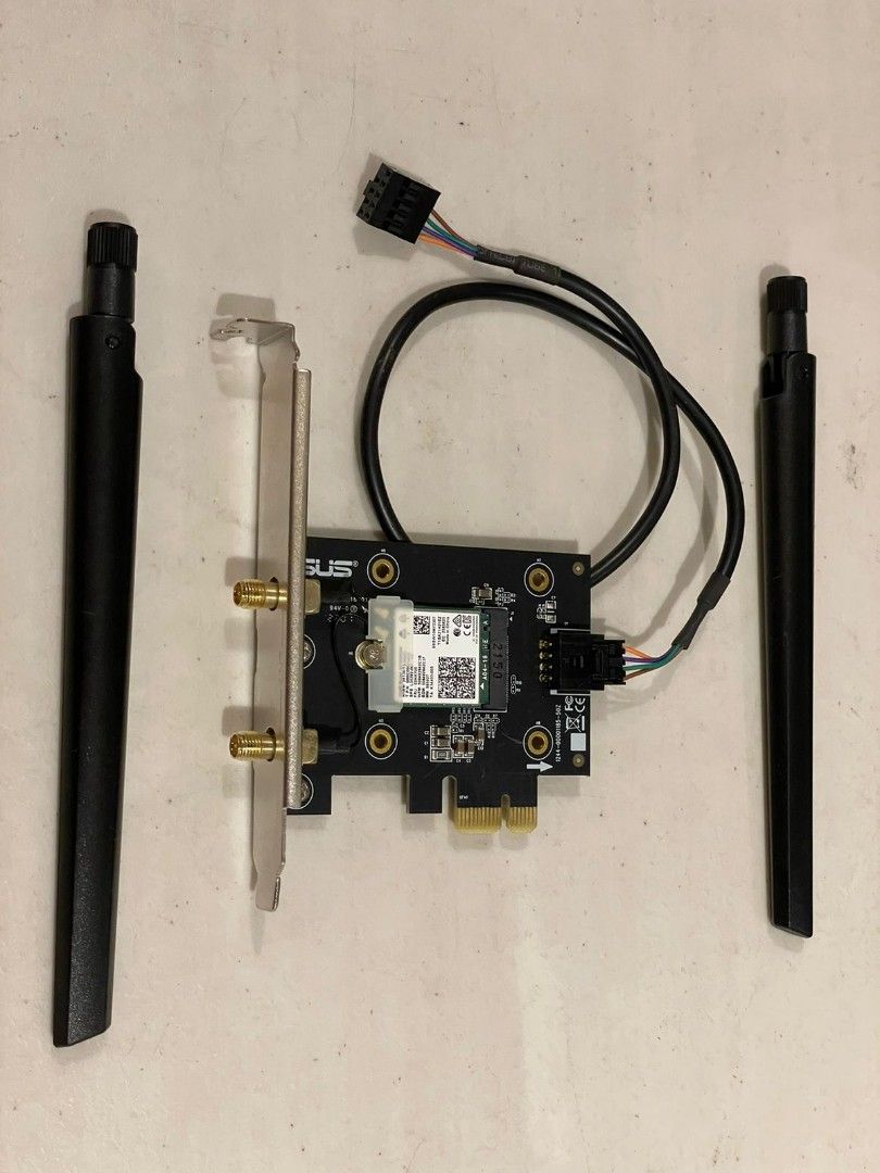 Asus AX3000 Dual Band PCI-E WiFi 6 (802.11ax) Adapter with Bluetooth 5. ...