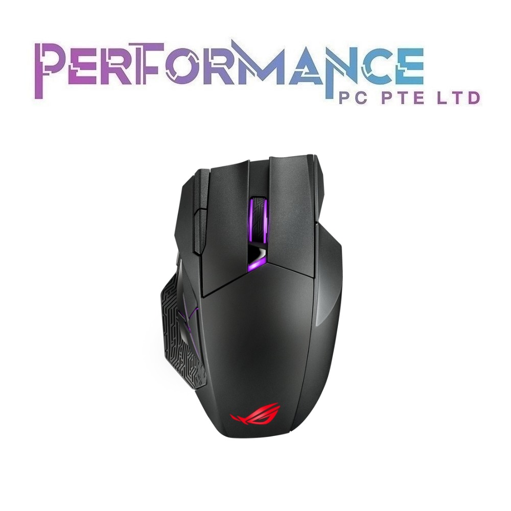 ASUS ROG Spatha X Wireless Gaming Mouse (Magnetic Charging Stand, 12 ...