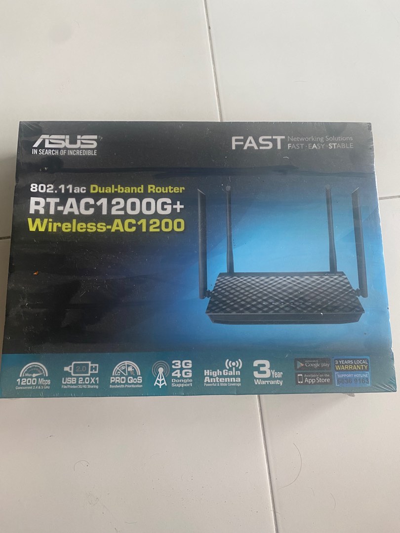 Asus RT-AC56S 802.11 AC120 Gigabit Router, Computers & Tech, Parts ...