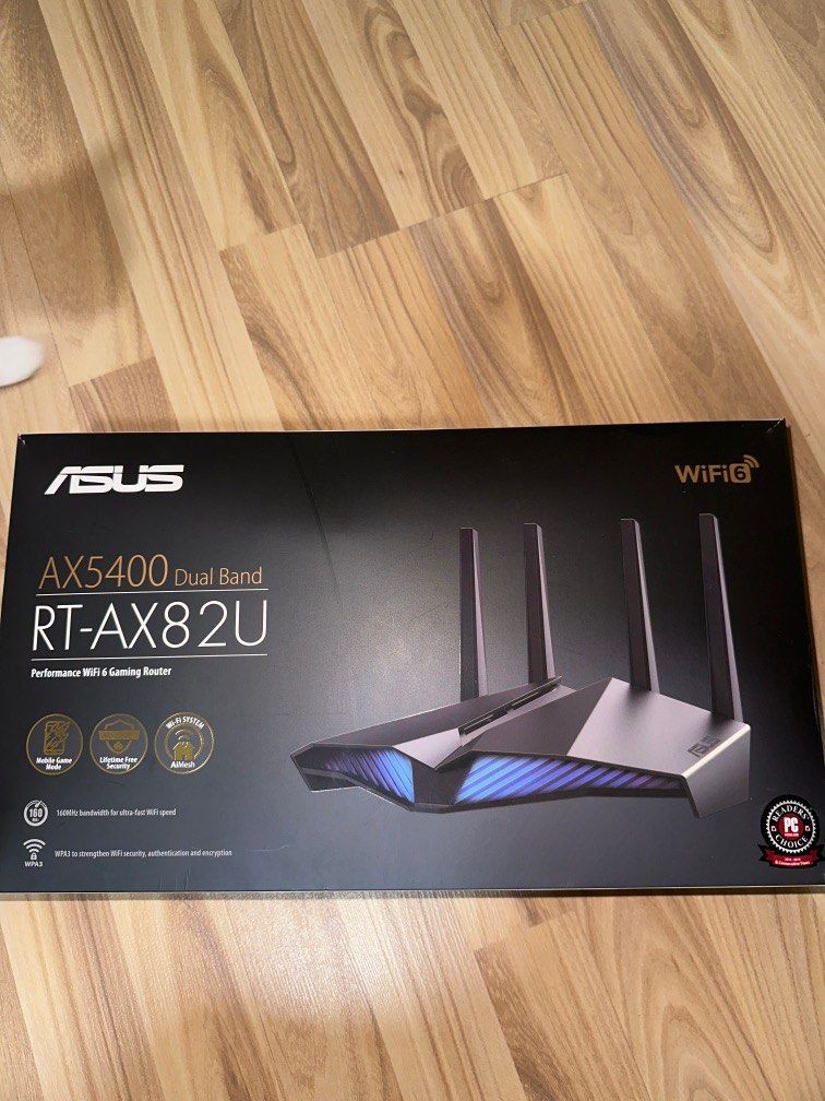 ASUS RT-AX82U AX5400 Dual Band Performance WiFi 6 Gaming Router, Computers & Tech, Parts ...