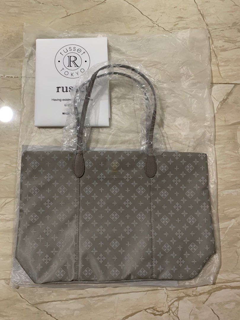Authentic Russet Tote Bag (Monogram), Women's Fashion, Bags & Wallets ...