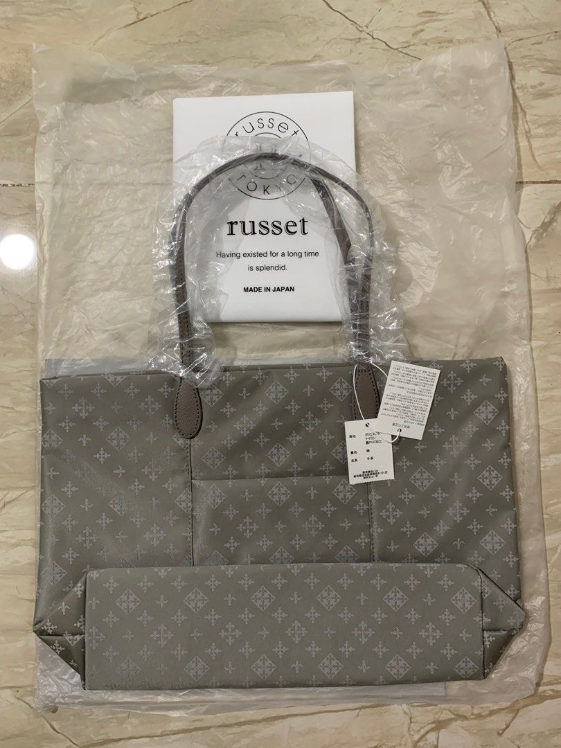 Authentic Russet Tote Bag (Monogram), Women's Fashion, Bags & Wallets ...