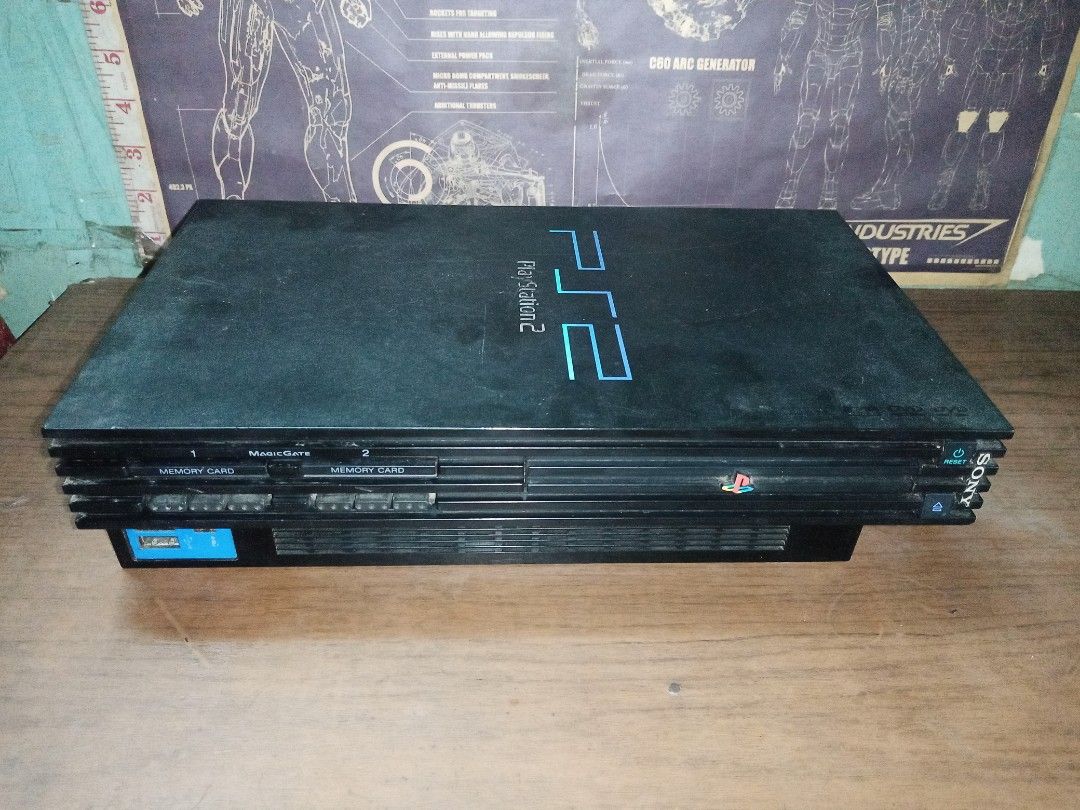 Authentic Sony PS2 (Playstation 2) Phat Console, Video Gaming, Video ...