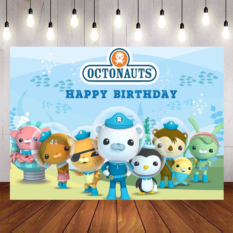 [Avail] 150x90cm Octonauts Backdrop Birthday Party Banner Decoration ...