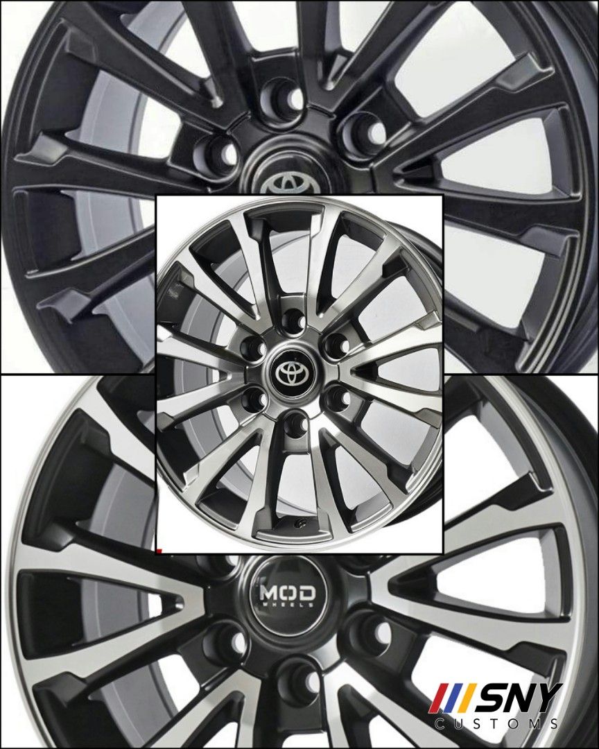 AWC Rims Mags Original Ovation 16 17 18 20'' optional tires hiace prado ...