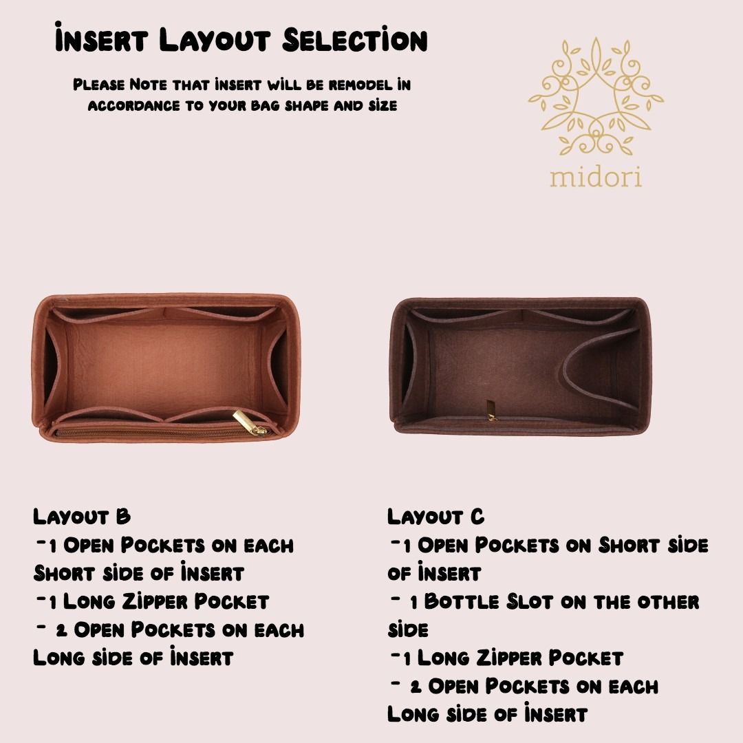 Bag Insert Bag Organiser for Hermes Cabasellier, Luxury, Bags & Wallets ...