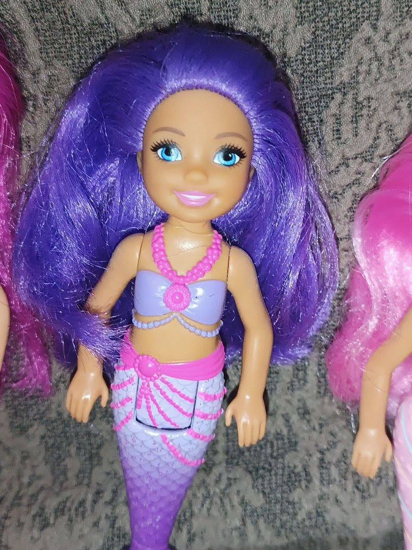 BARBIE MERMAIDS, KELLY AND CHELSEA ETC. on Carousell
