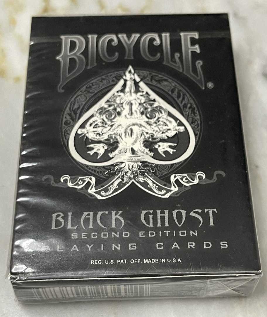 Bicycle Black Ghost Playing Cards 2nd Edition (Public Release Edition ...