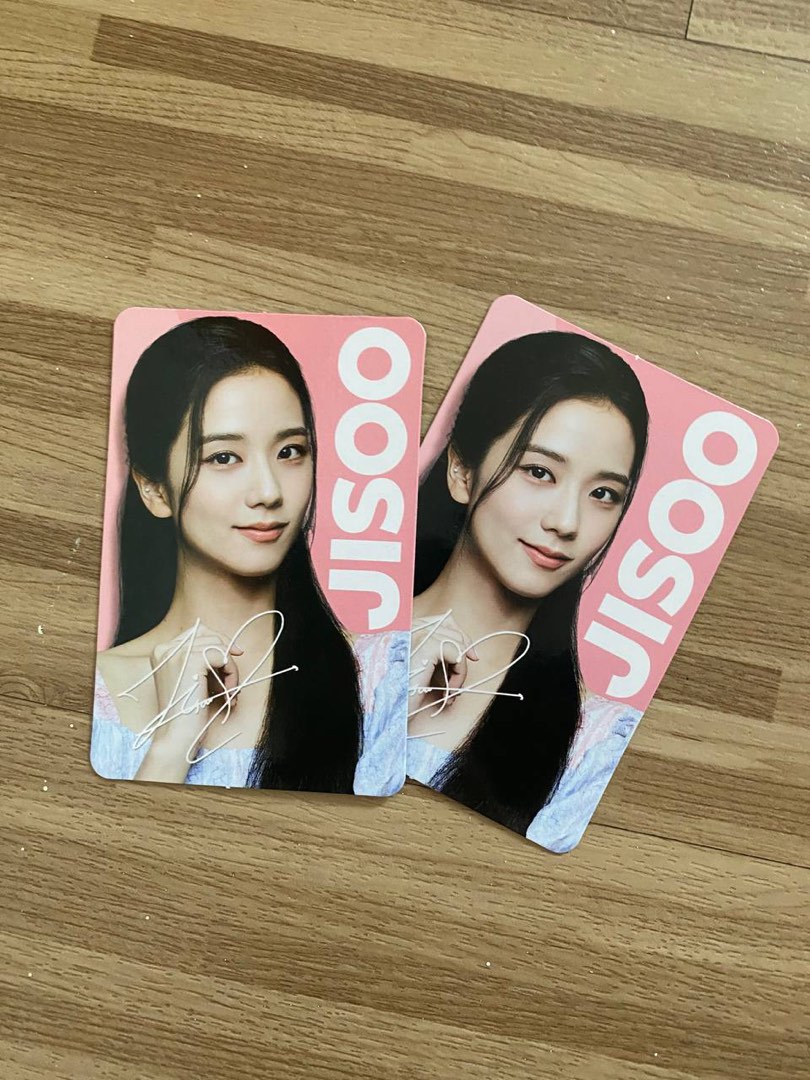BLACKPINK JISOO PHOTOCARD, Hobbies & Toys, Memorabilia & Collectibles ...
