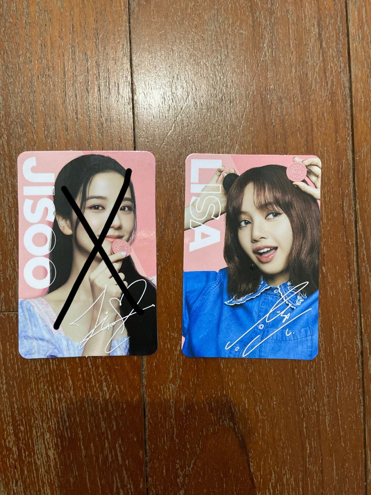 Blackpink oreo card Lisa, Hobbies & Toys, Memorabilia & Collectibles, K ...