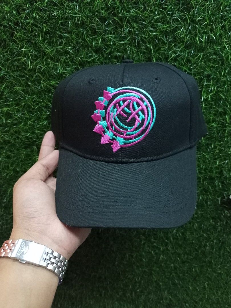 Blink 182 Logo Curved Snapback Cap on Carousell