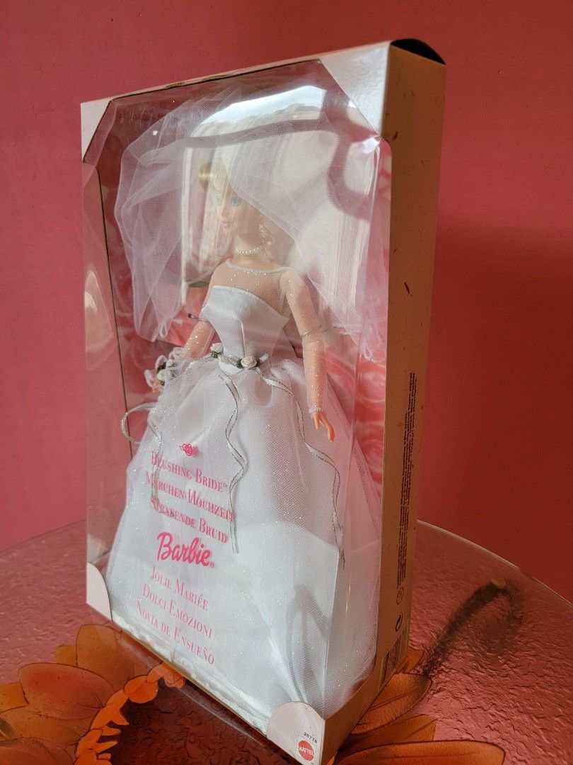 Blushing Bride Barbie Doll 1999 Mattel #25776 Silkstone doll giftset ...