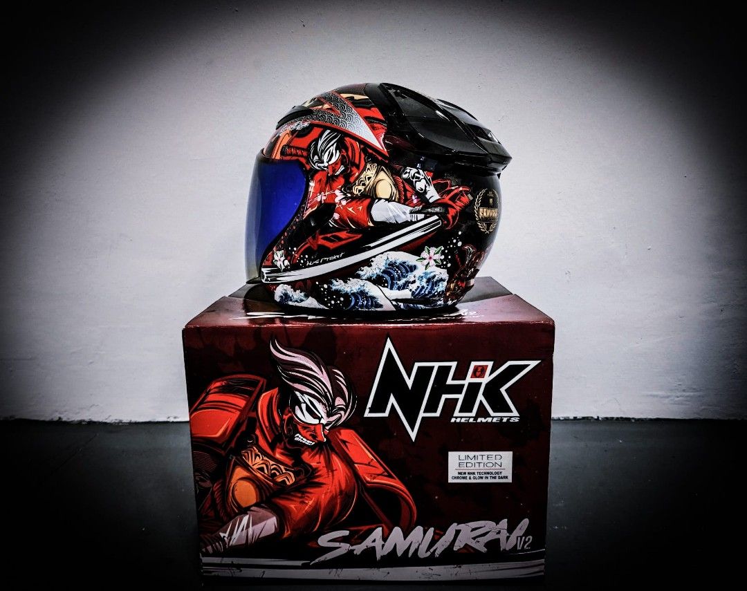 BNIB NHK Samurai Helmet limited edition (GLOW IN THE DARK ...