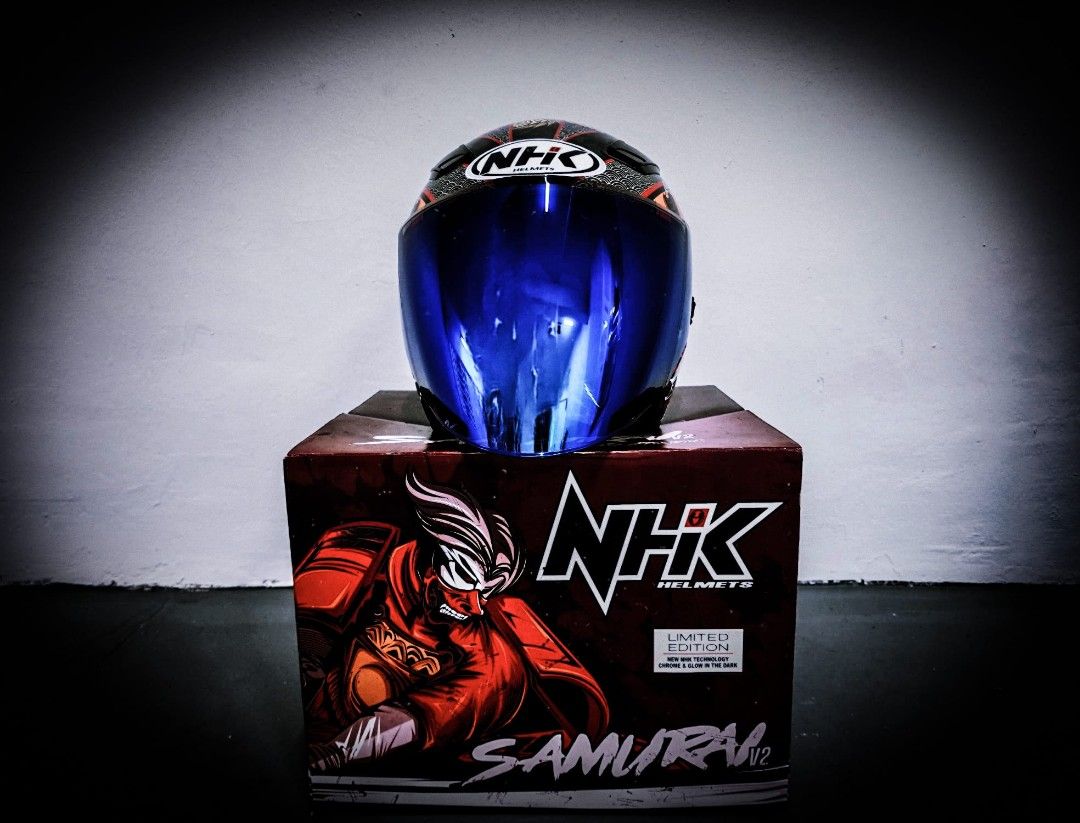 BNIB NHK Samurai Helmet limited edition (GLOW IN THE DARK ...